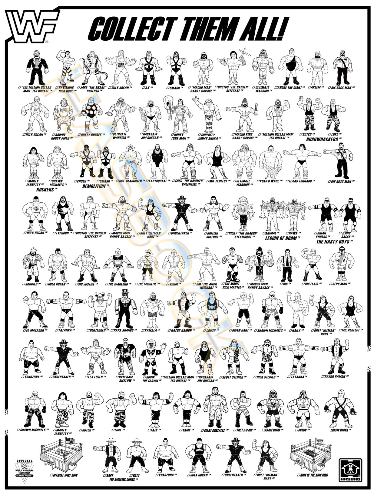 WWF Hasbro "collect Them All!" Digital Poster - Etsy