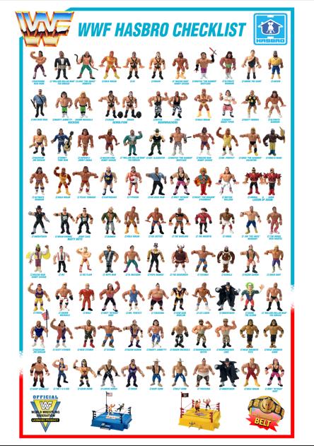 WWF Hasbro Photo Collect Them All Poster A3 Size - Etsy