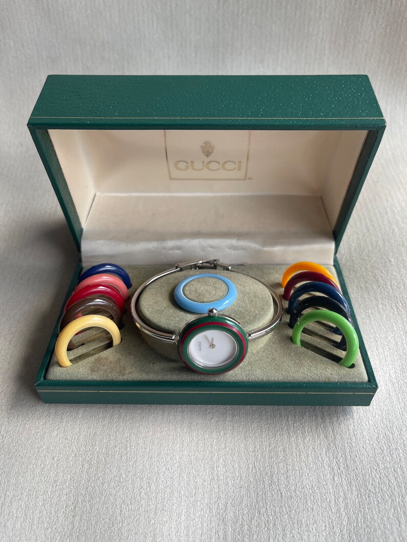 Vintage GUCCI Multi Bezel Bangle Watch, Circa 1990s - Etsy