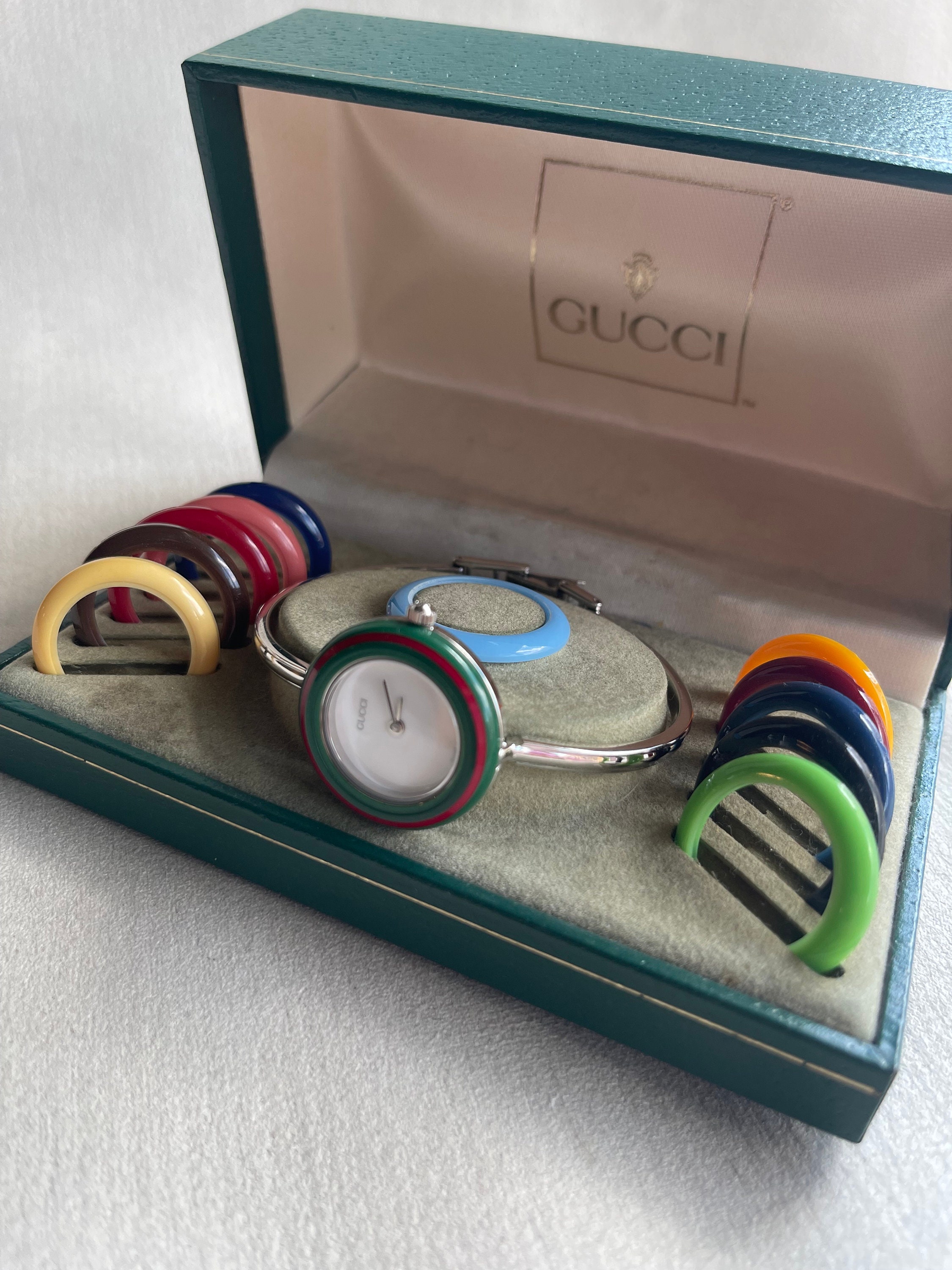 Vintage GUCCI Multi Bezel Bangle Watch, Circa 1990s - Etsy