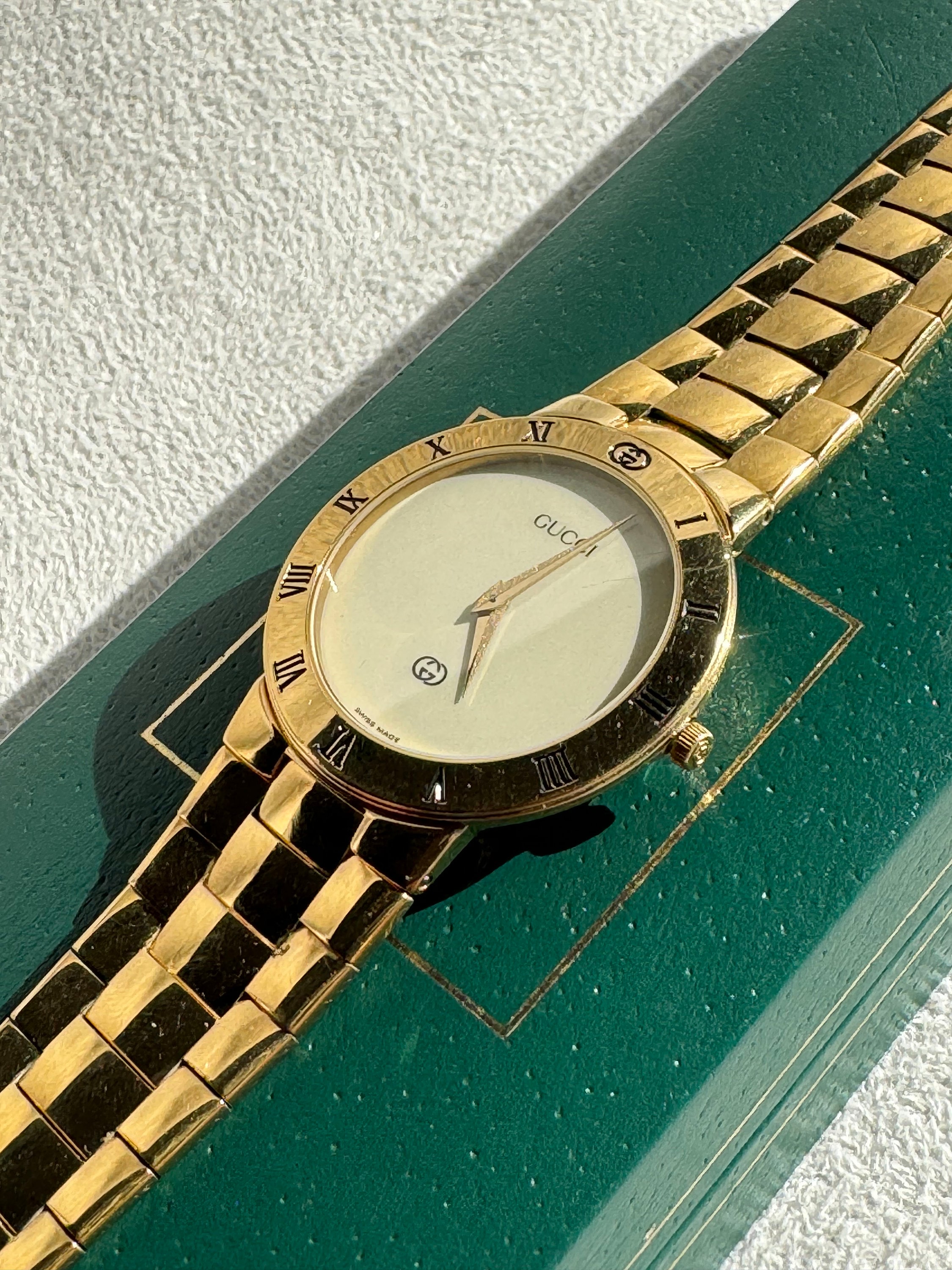 Vintage GUCCI 3300M Cream Dial Watch, Circa 1990s men's/unisex Watch - Etsy
