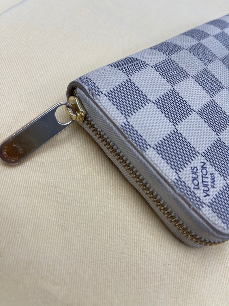 Authentic LOUIS VUITTON Damier Azur Zippy Wallet - Etsy