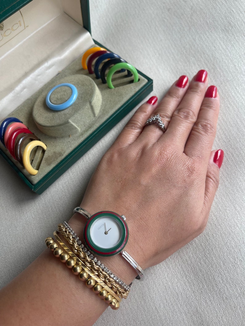 Vintage GUCCI Multi Bezel Bangle Watch, Circa 1990s - Etsy