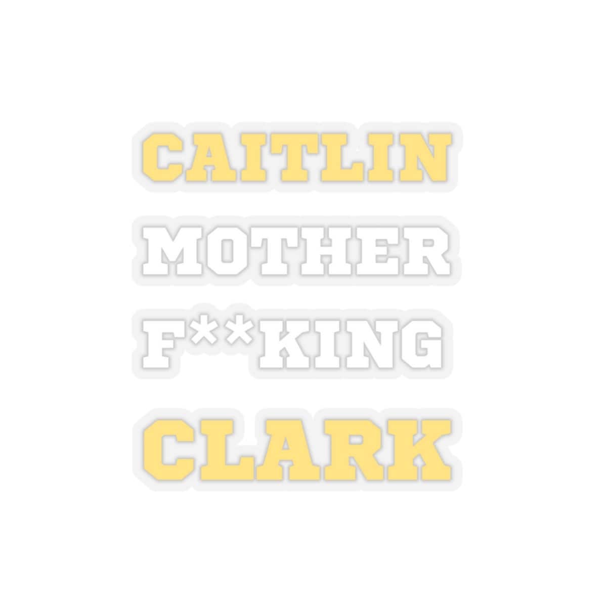 Caitlin Clark Basketball GOAT Sticker, Caitlin Clark Sticker by Emerson ...