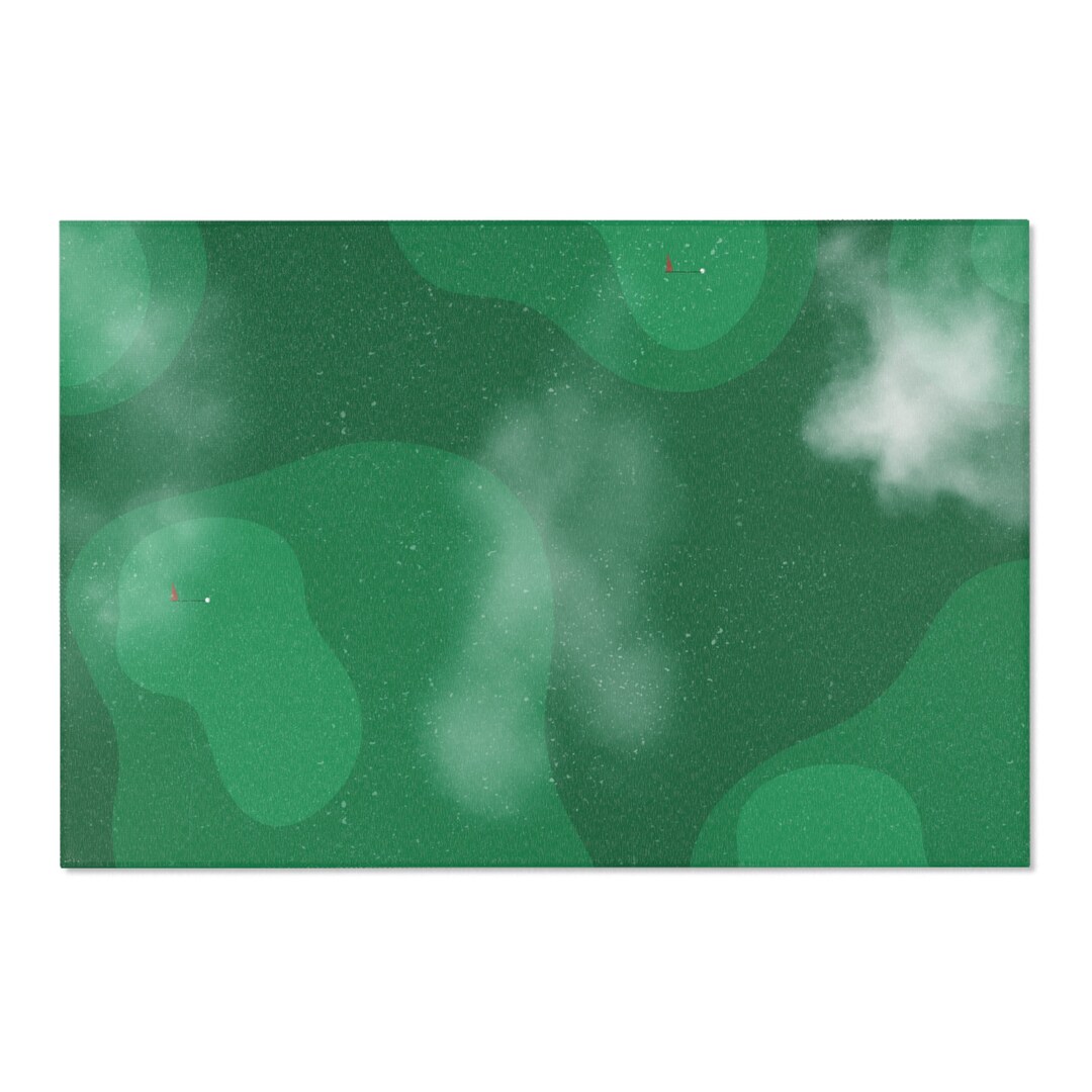 Golf Course Birds Eye View 6ft X 4ft Custom Rug Gift for Golf Lovers ...