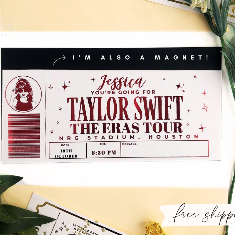 Eras Tour Ticket - Etsy