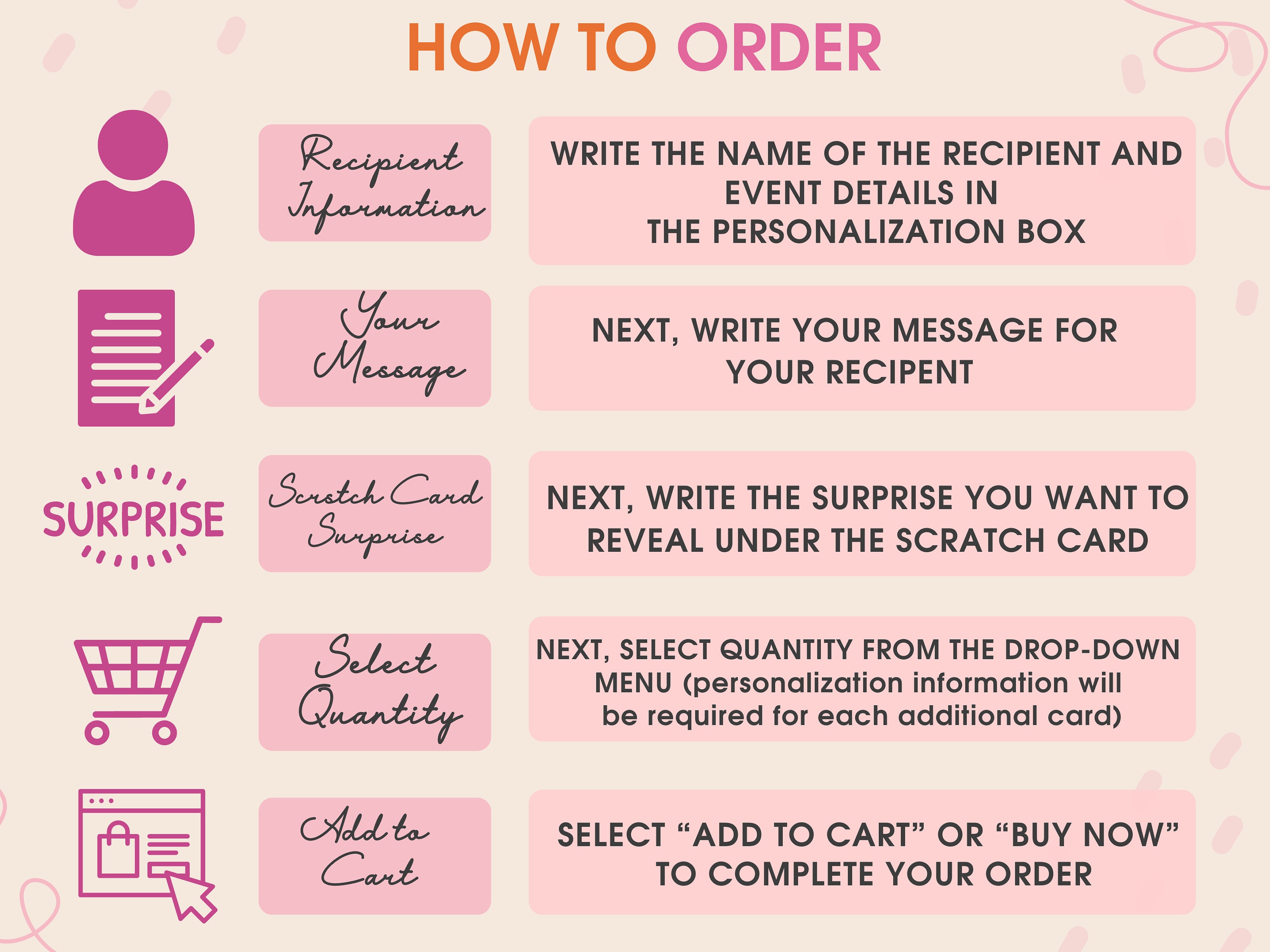 Personalized Gold Foil Concert Ticket With Magnet, Custom Scratch Gift ...