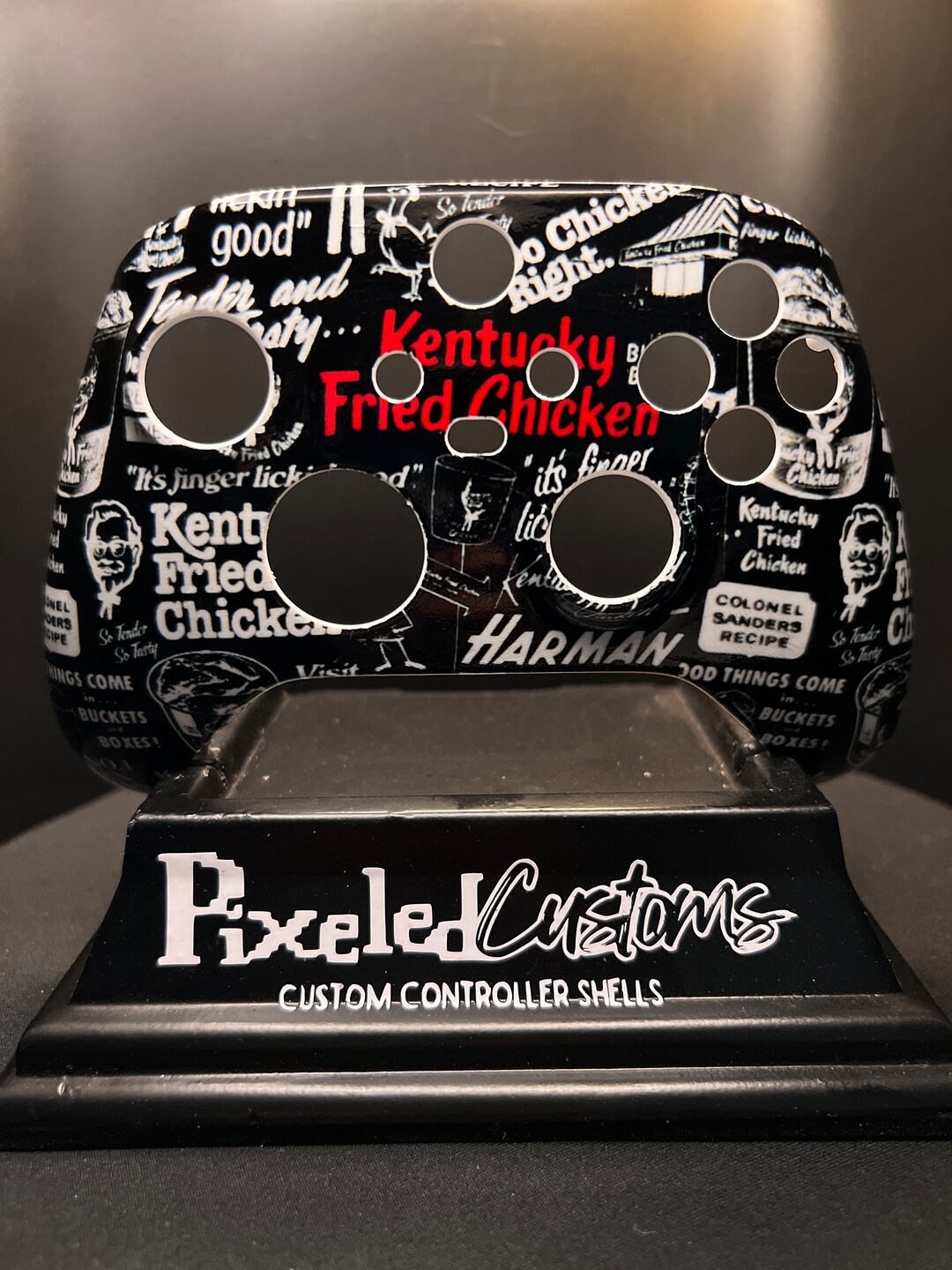 Custom KFC Controller Shell for Xbox S/X Front Housing Faceplate Custom ...