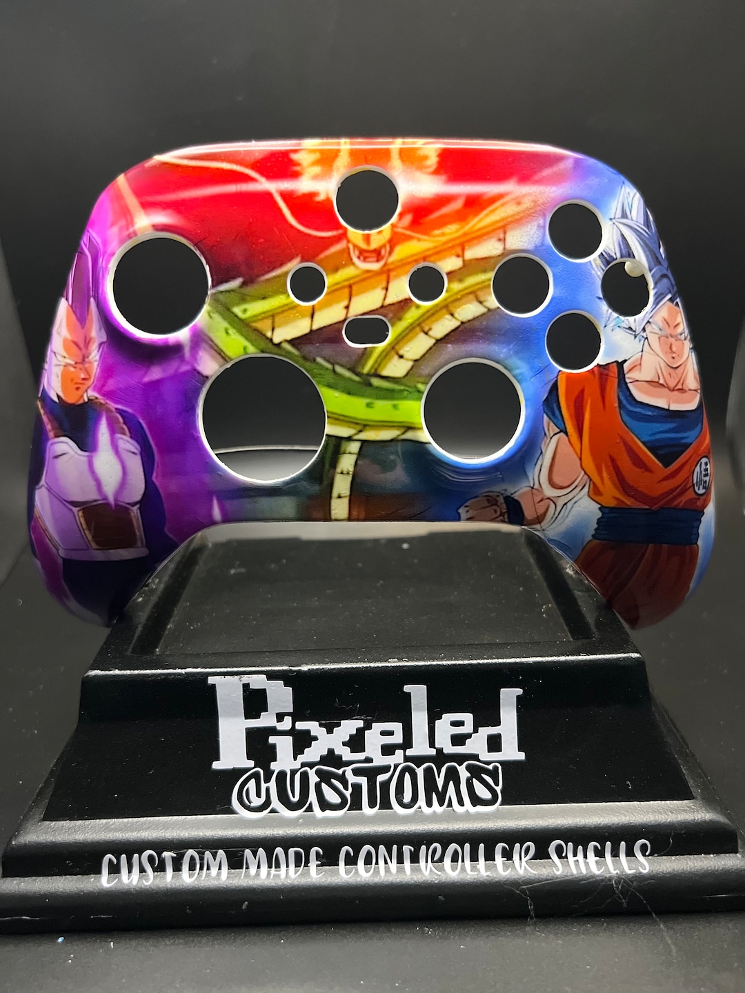 Goku and Vegeta Custom Controller Shell for Xbox S/X Front Housing ...
