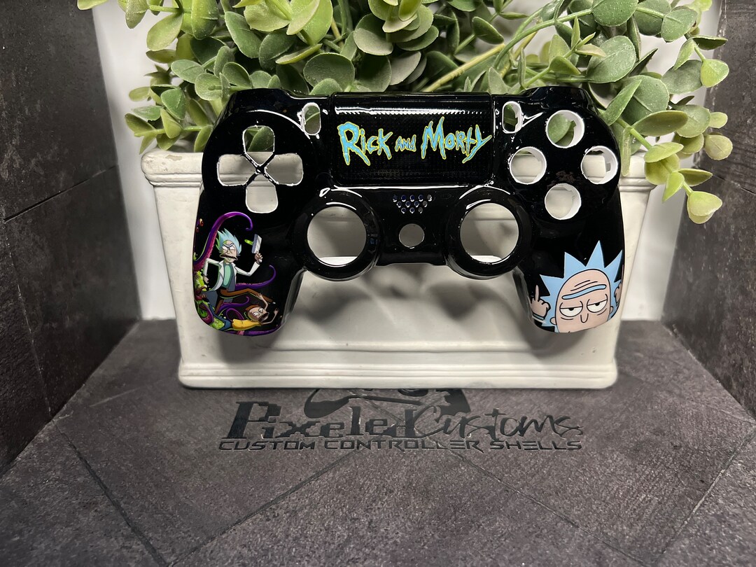 Rick and Morty Custom Controller Shell for PS4 With Touchpad Front ...