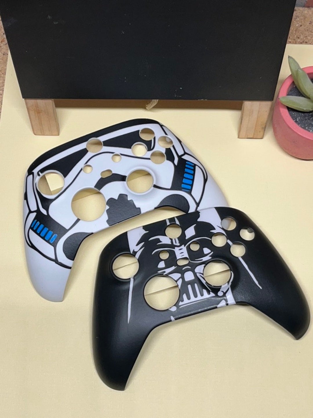 2pk Darkside Storm Trooper Custom Controller Shell for Xbox S/X Front ...