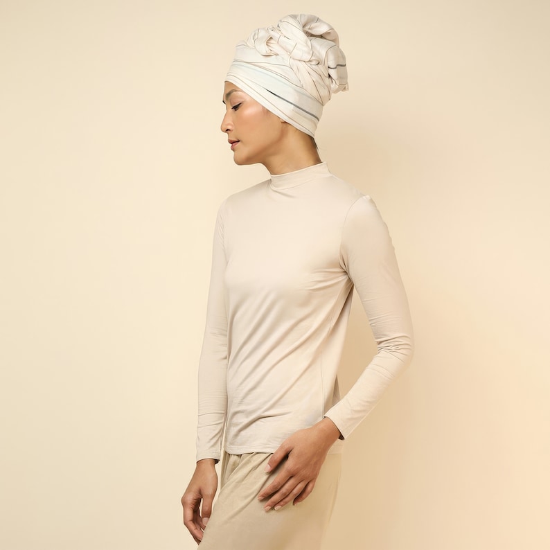 Breathable Long Sleeve Turtleneck Hijab Innerwear Wudhu Friendly - Etsy