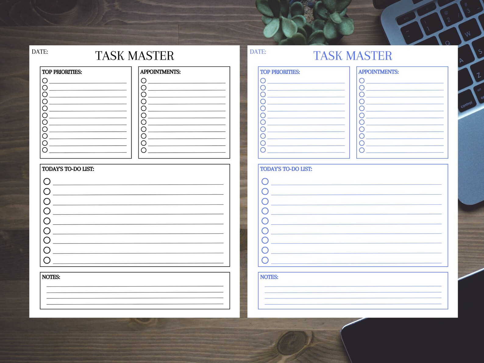 Time Management To-do List Bundle, Productivity Planner, Daily Task ...