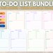 Time Management To-do List Bundle, Productivity Planner, Daily Task ...