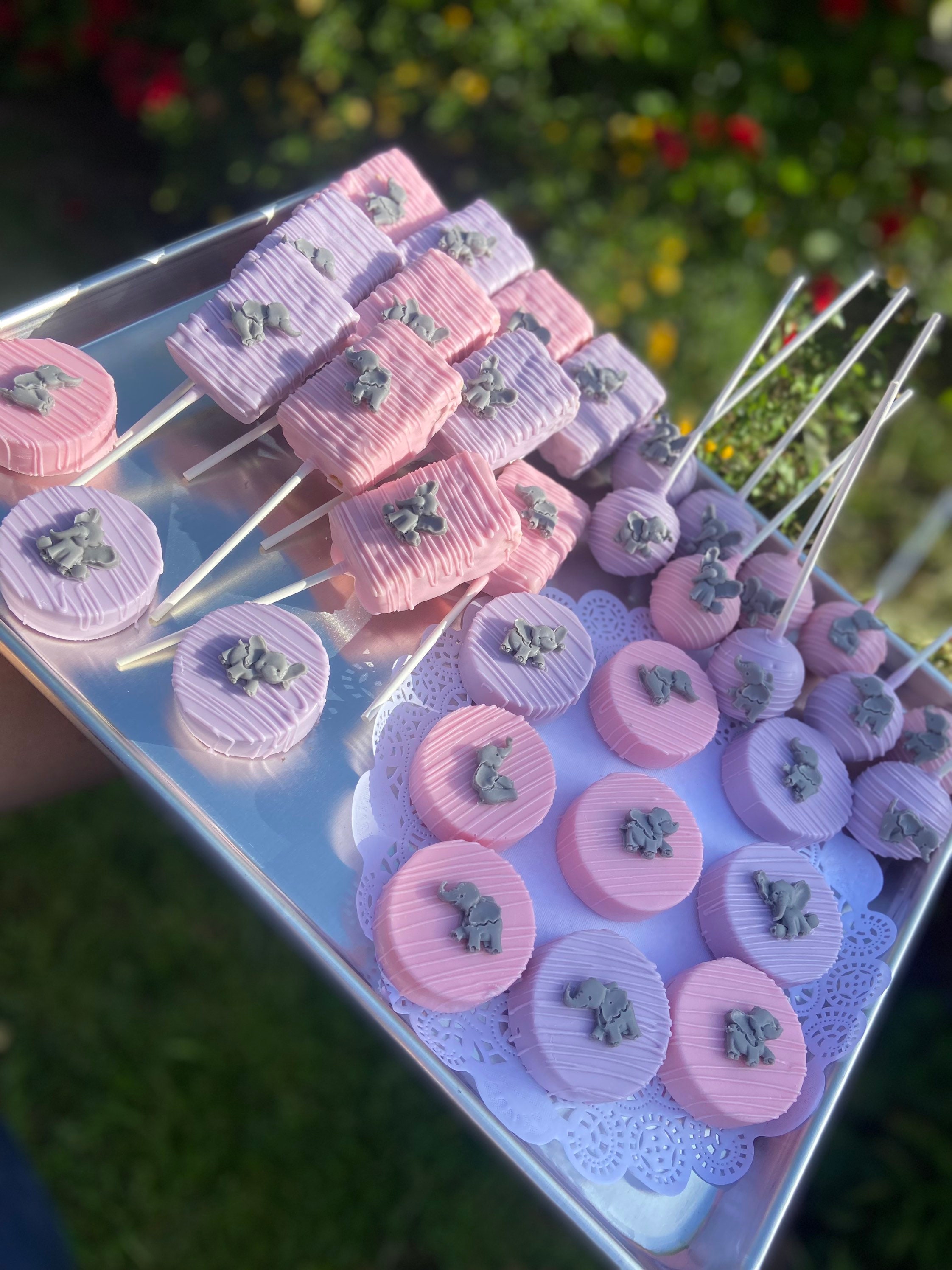 Elephant Pink Marsh Mellow Pops