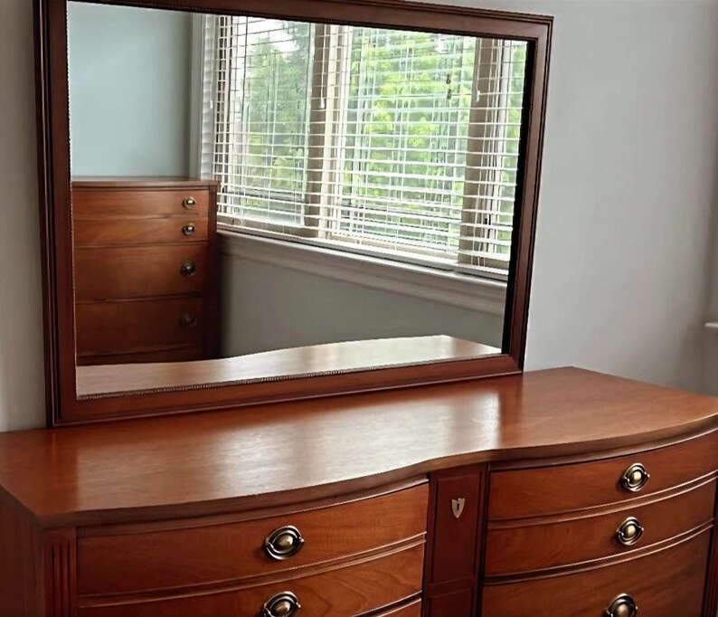SOLD!!!! Vintage Dixie Bedroom Set - 3 Piece Set Plus Mirror - Etsy Israel