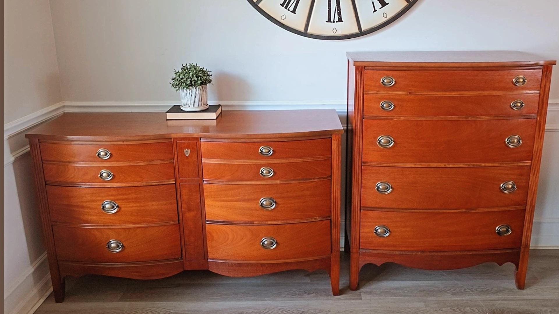 SOLD!!!! Vintage Dixie Bedroom Set - 3 Piece Set Plus Mirror - Etsy