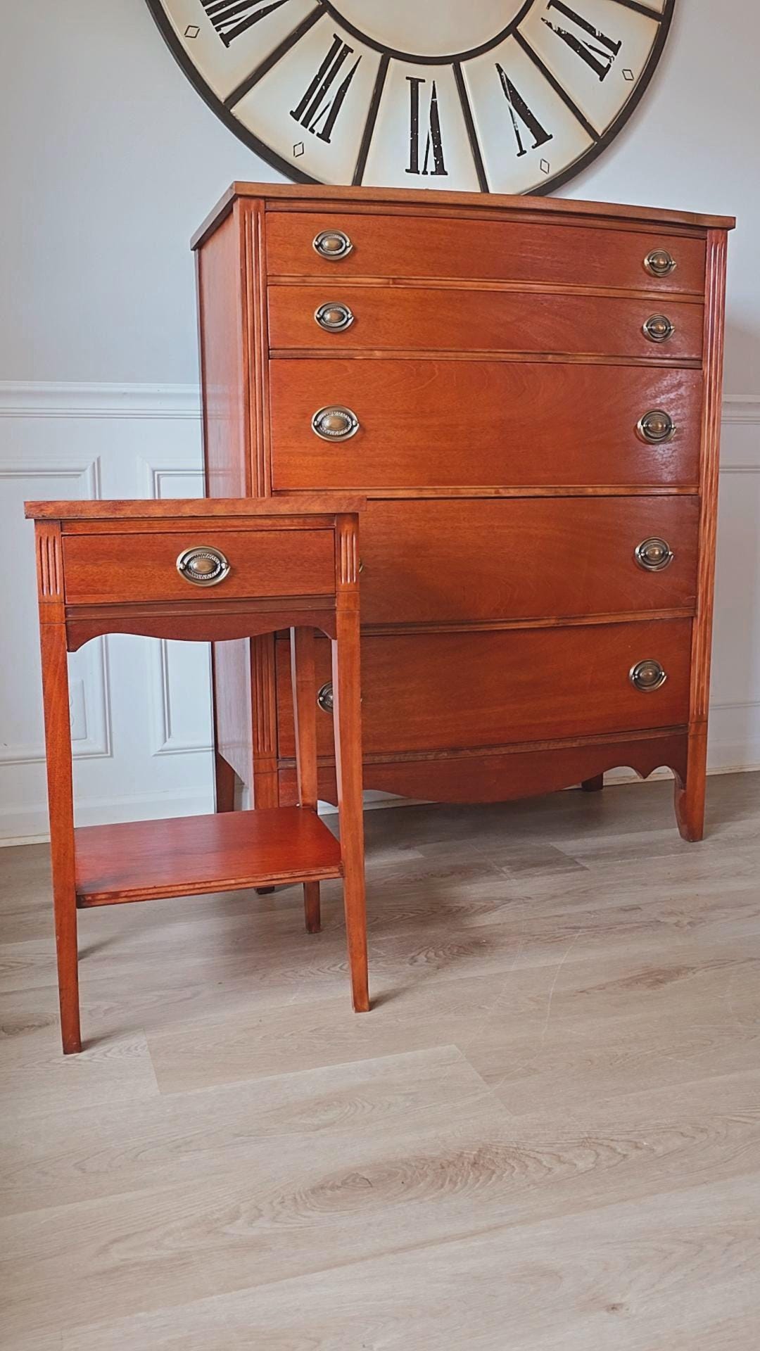 SOLD!!!! Vintage Dixie Bedroom Set - 3 Piece Set Plus Mirror - Etsy