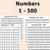 Numbers 1 - 100 Chart | Numbers and Counting | Instant Download - Etsy Canada