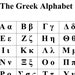 Greek Alphabet Chart Greek Alphabet Worksheets Letters Α-Ω Learn the ...