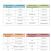 Italian Verb Conjugation Tables: 200 Verbs & Tenses (printable Instant ...