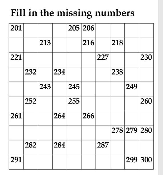 Prime Numbers 200 To 300 Worksheets