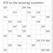 Numbers 201 - 300 Chart | Numbers and Counting | Instant Download - Etsy