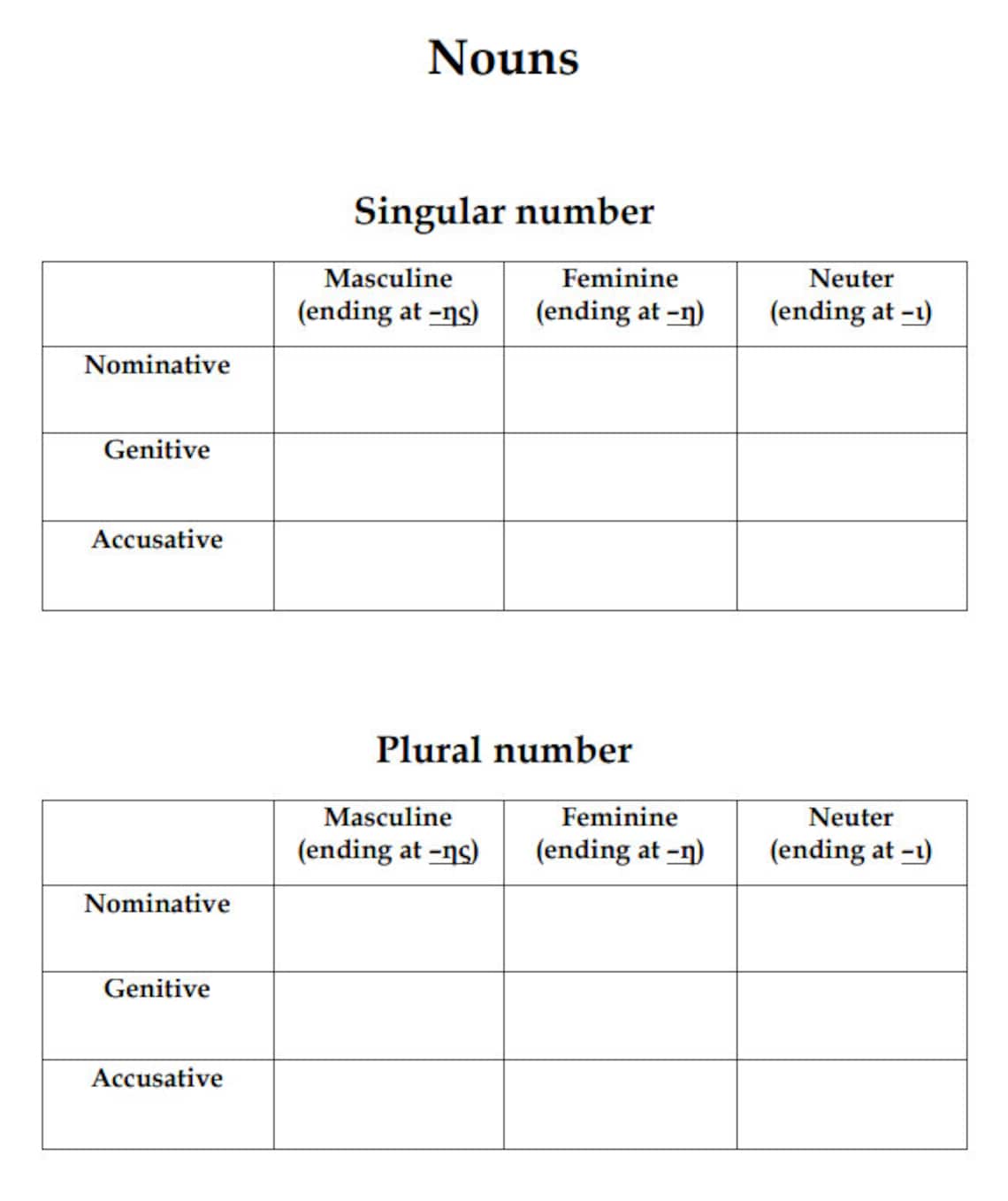 Greek Study Notes | Greek Learning Notebook | Greek Study Pack ...