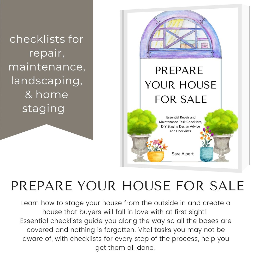 Home Staging Checklist Printable Checklist Home Seller - Etsy