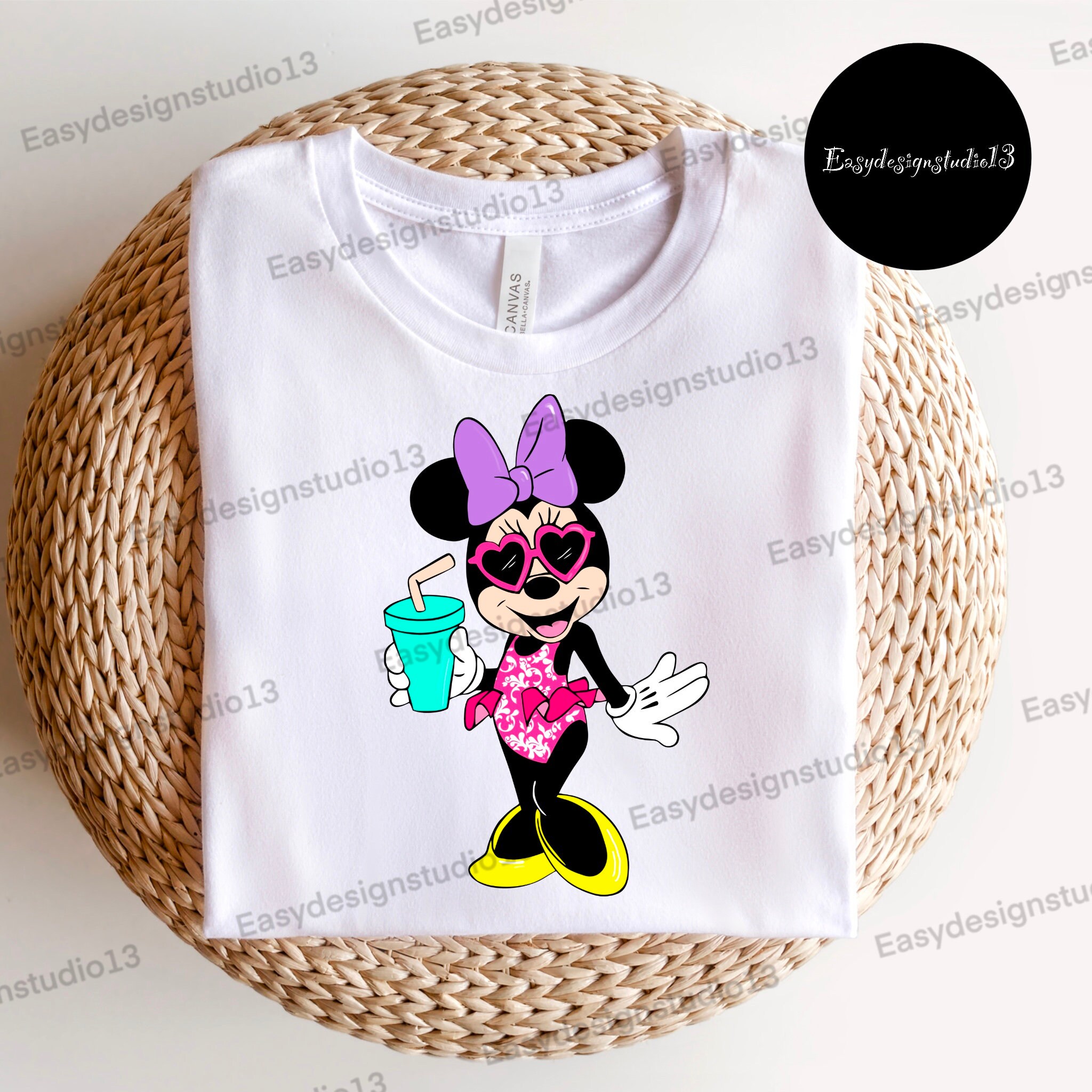Minnie Mouse Summer Clipart Sublimation Design for Print PNG - Etsy
