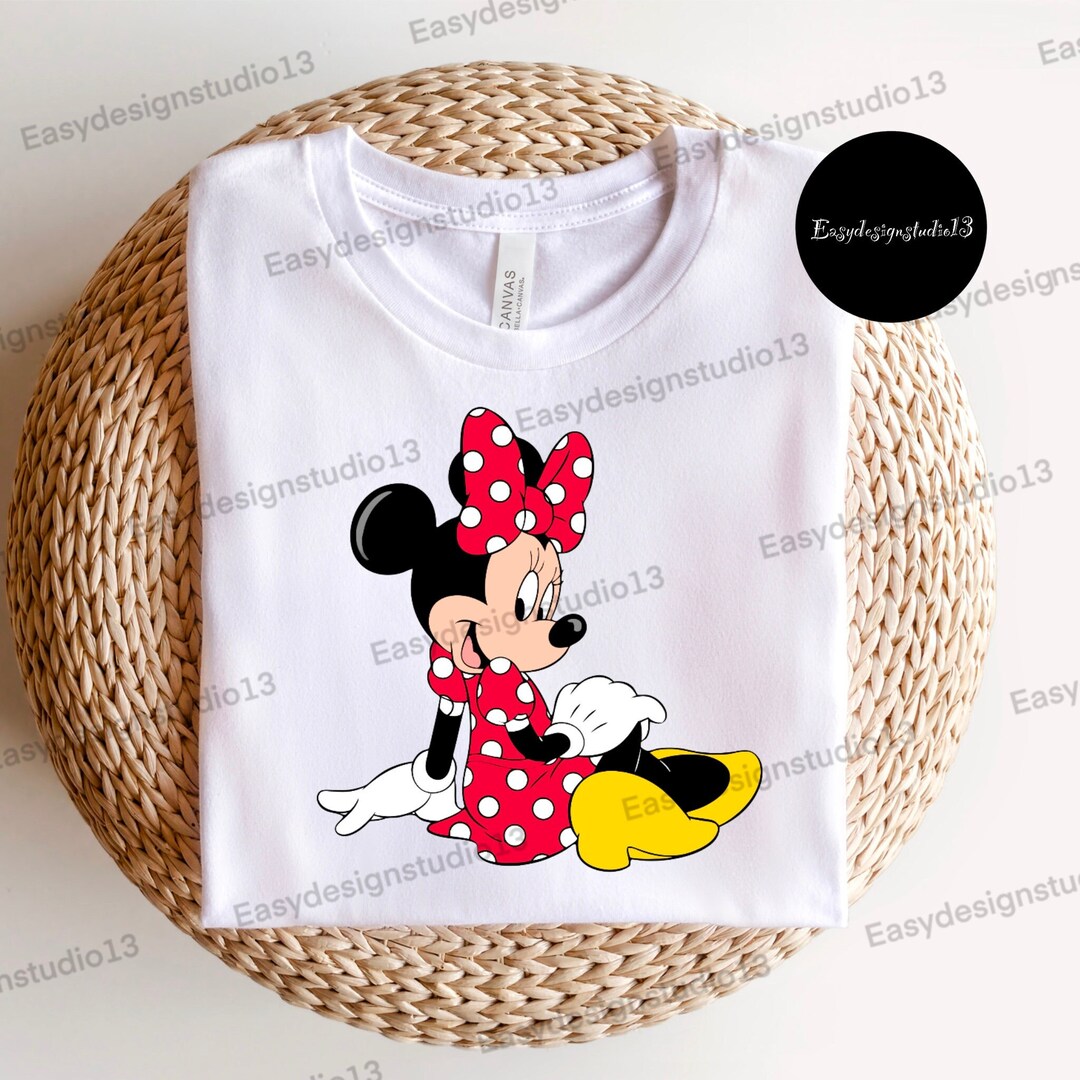 Minnie Mouse Red Polka Dress PNG - Print Png- Sublimation Design - Etsy