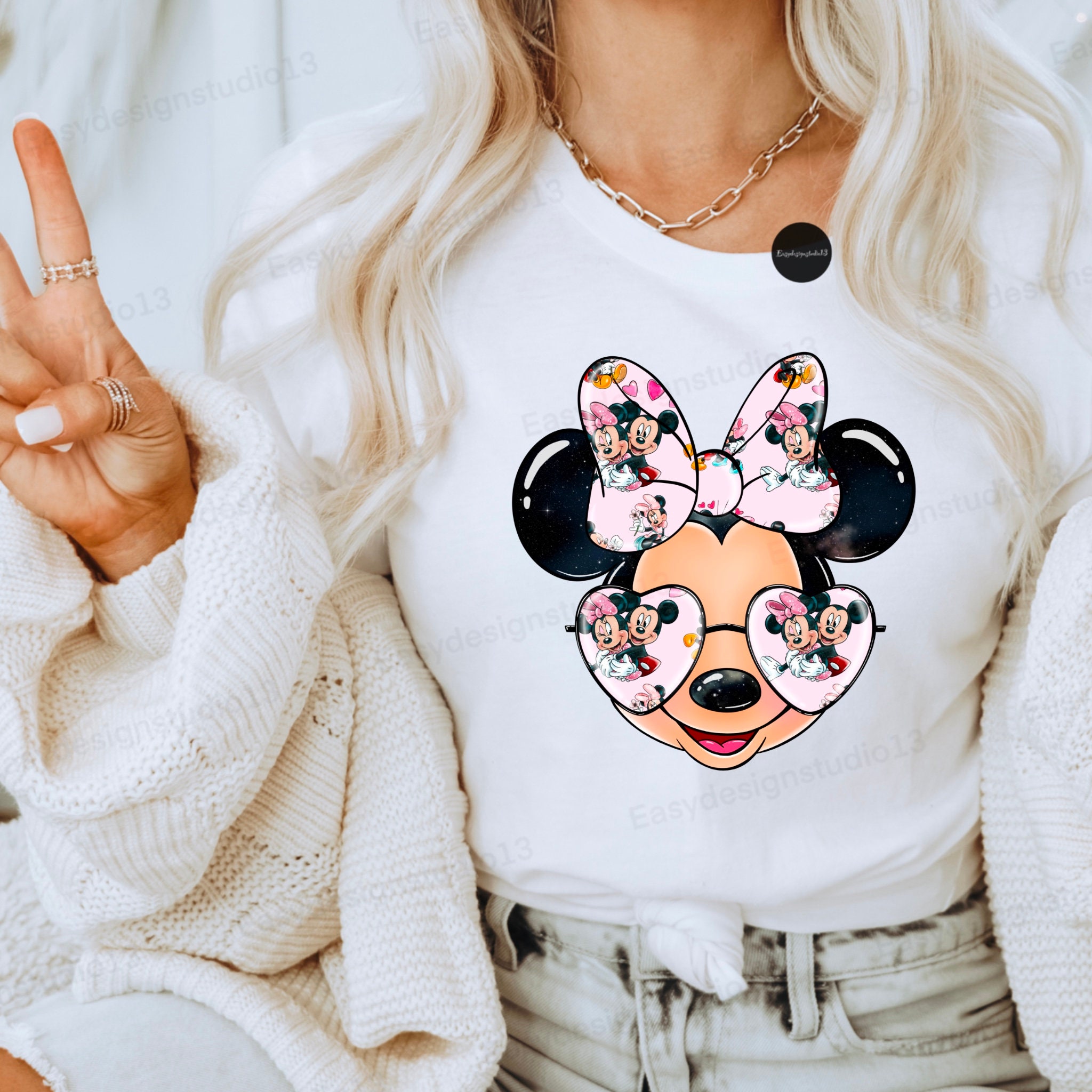 Minnie Mouse Glasses Love Clip Art Minnie Mouse Glasses PNG - Etsy UK