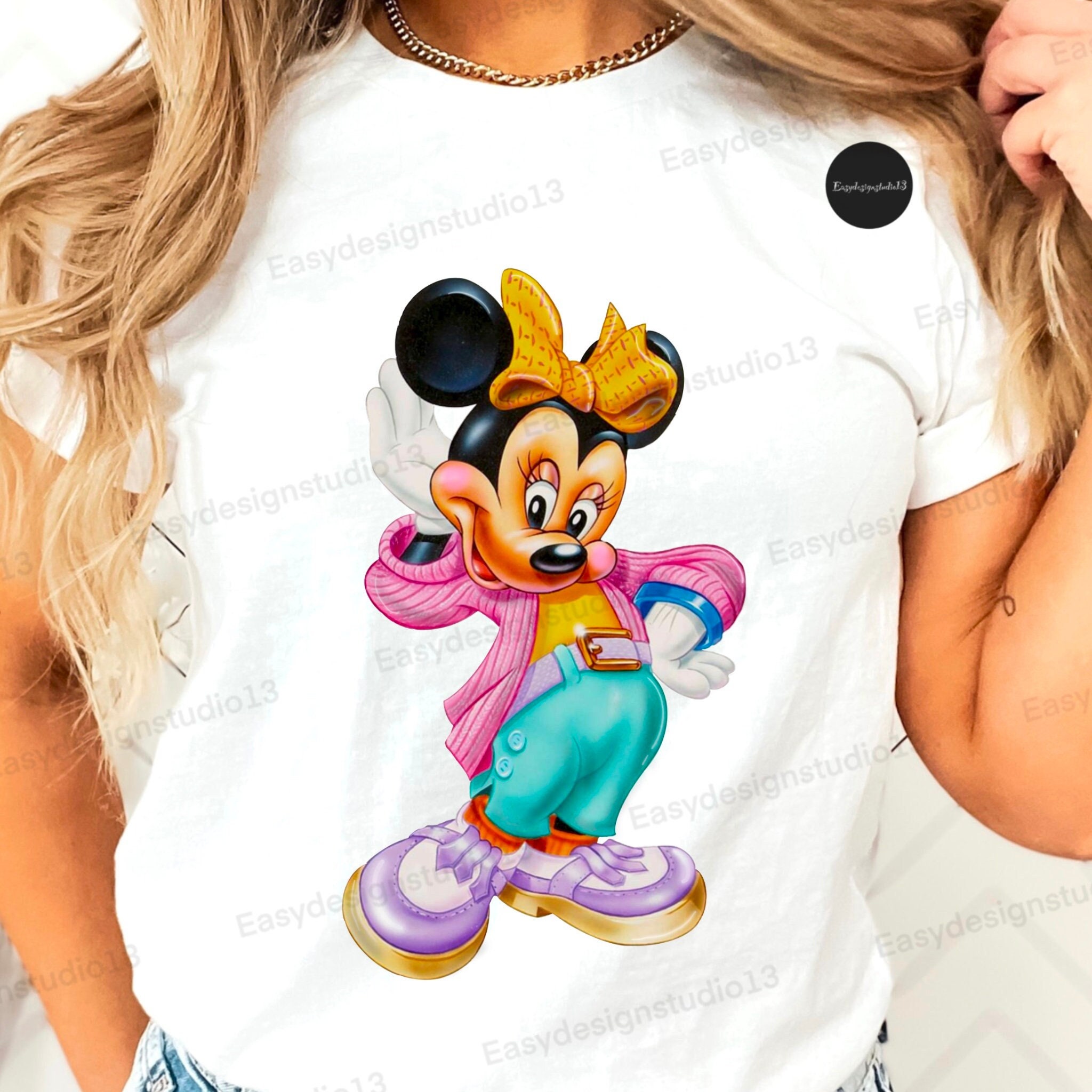 Minnie Mouse PNG File Colourfull Minnie Minnie Sublimation - Etsy