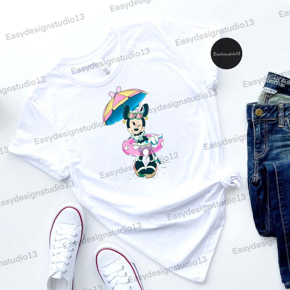 Minnie Mouse Summer Clipart, Sublimation Design for Print PNG - Etsy