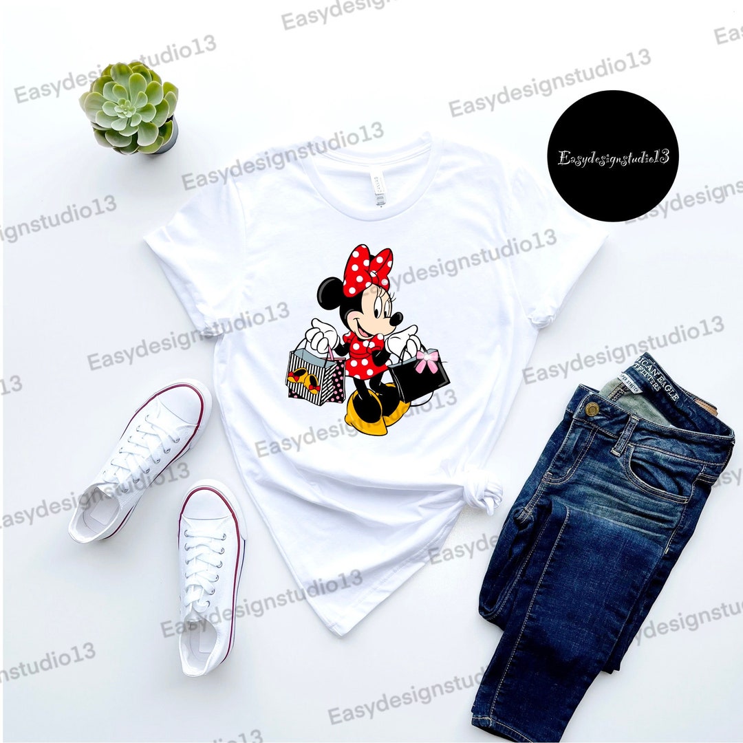 Minnie Clipart PNG - Shopping Minnie Png - Popular Design - Etsy
