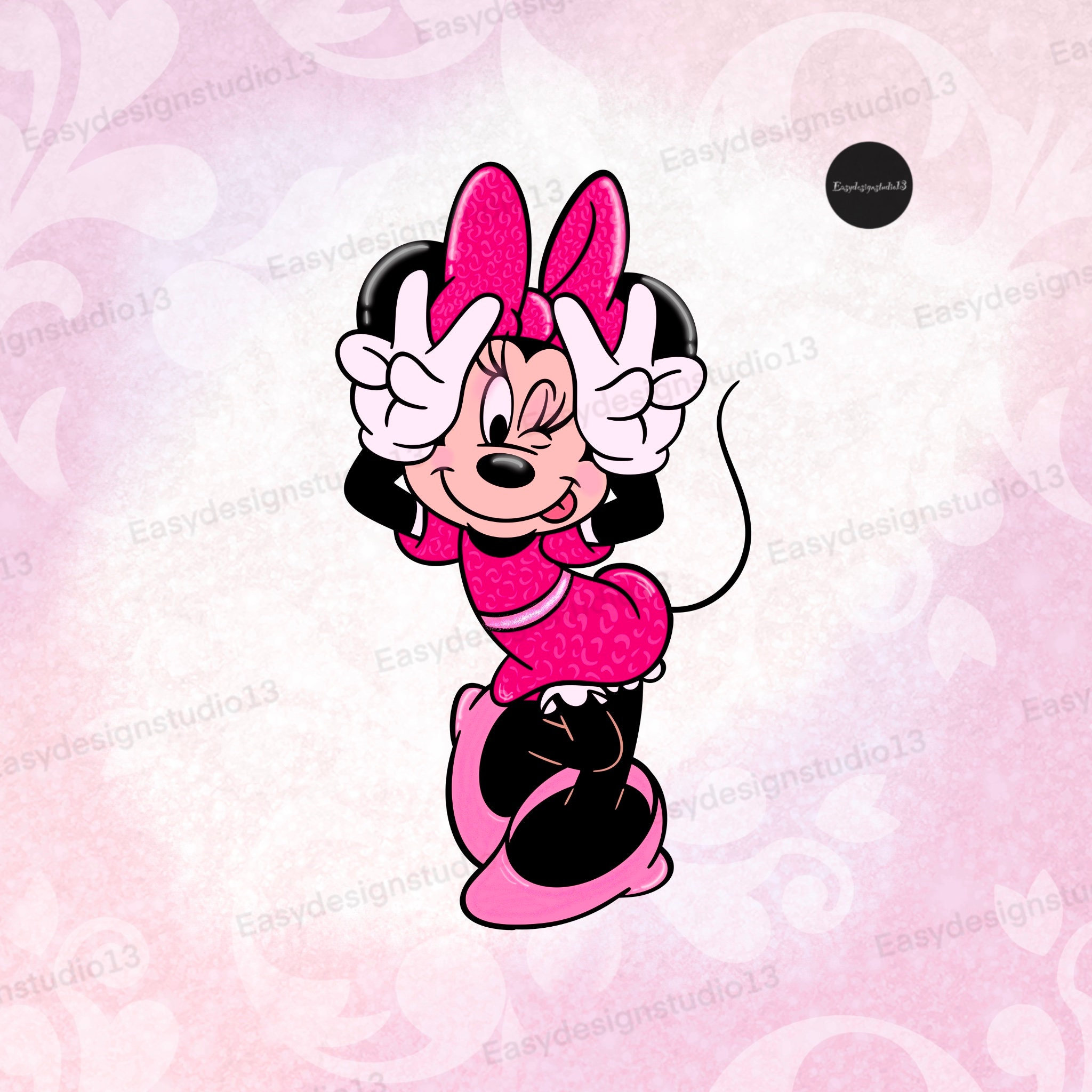Pink Minnie Mouse Png