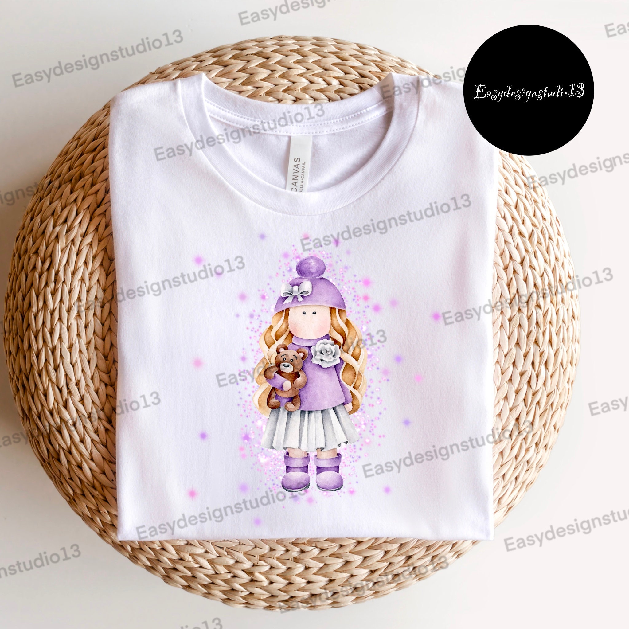 Doll Clipart Cute Dolls Png Cute Girls Illustrations Cute - Etsy