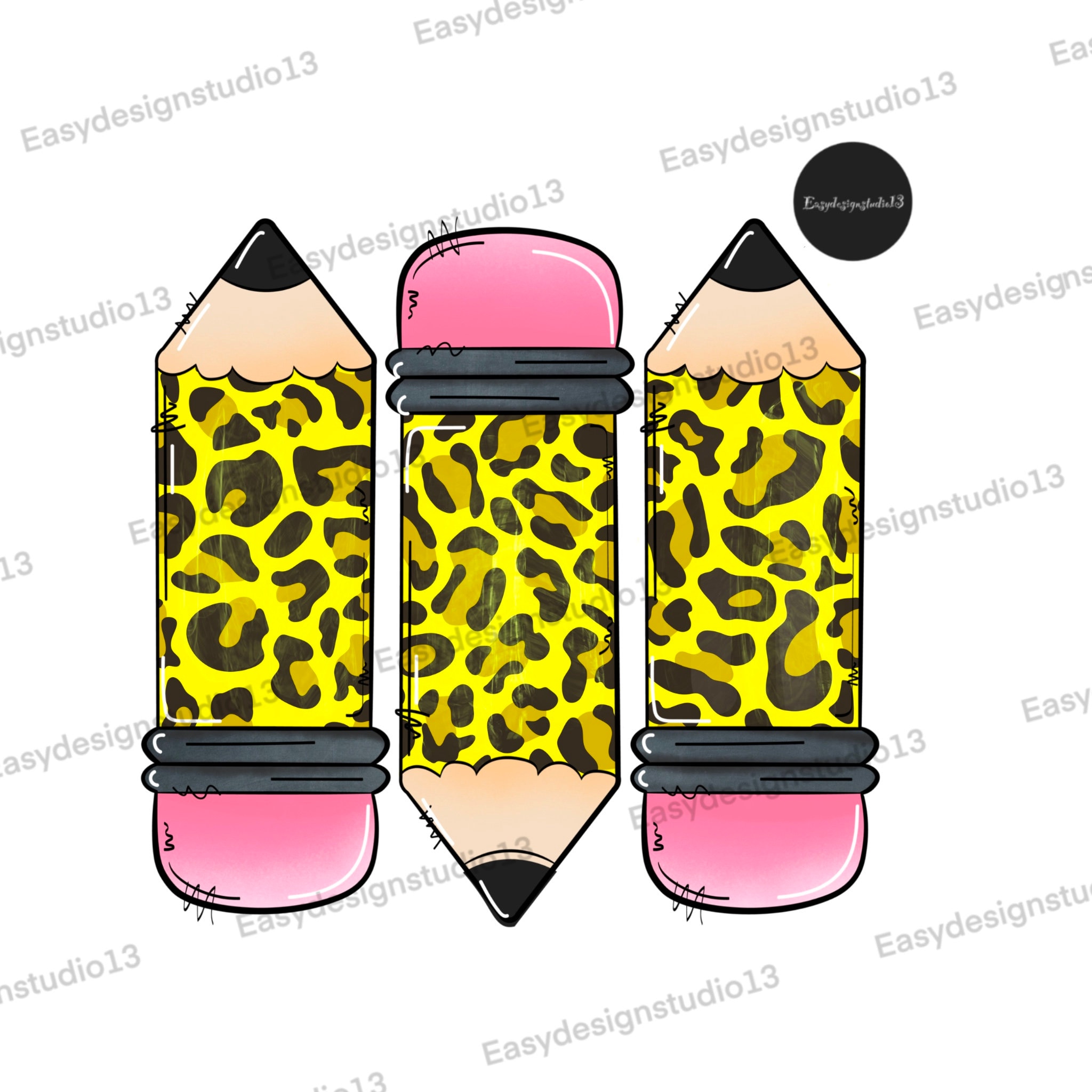 Lápices PNG descarga digital diseños de sublimación marco - Etsy México