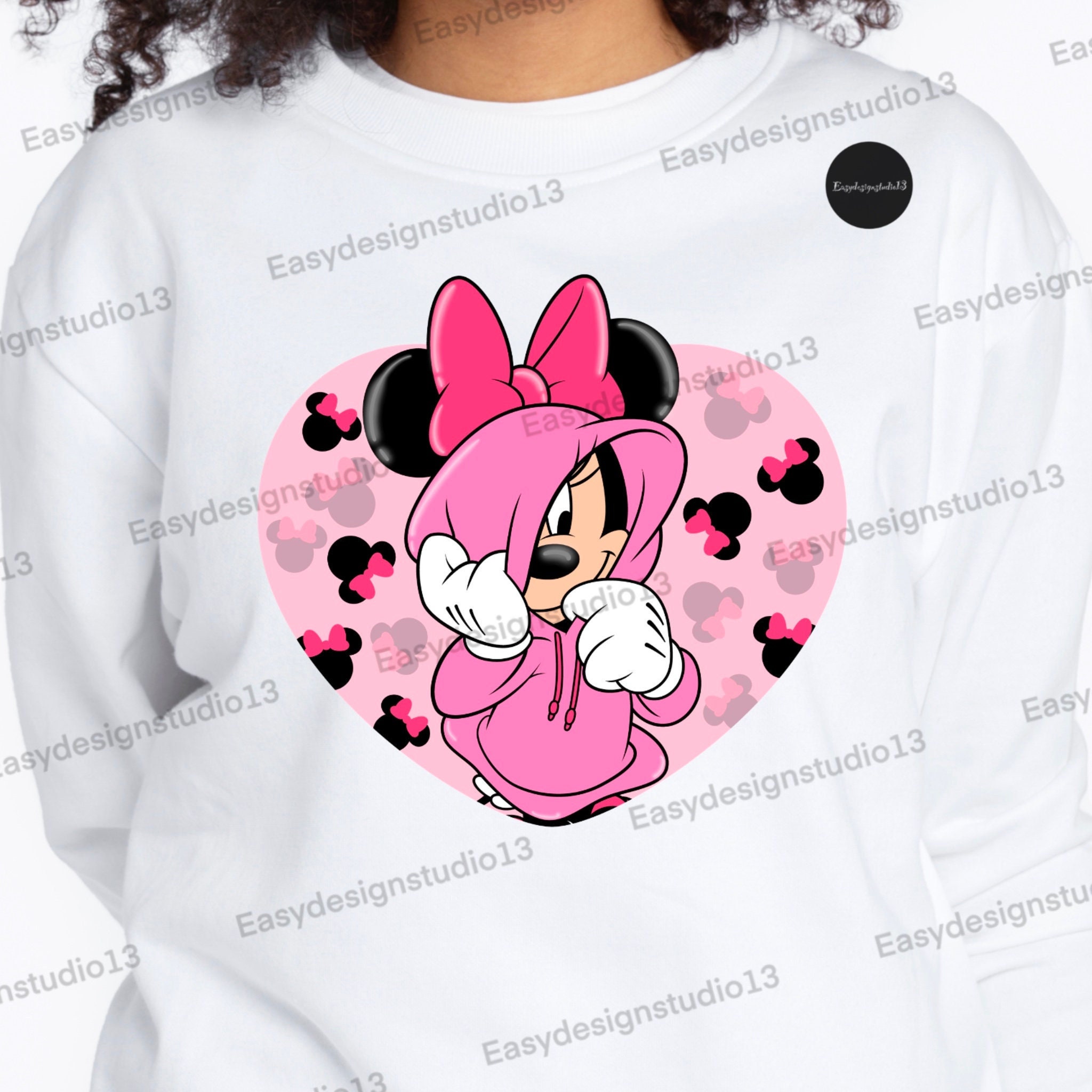 Minnie Mouse Sweatshirt Clip Art, Minnie Mouse, PNG, Minnie Mouse ...
