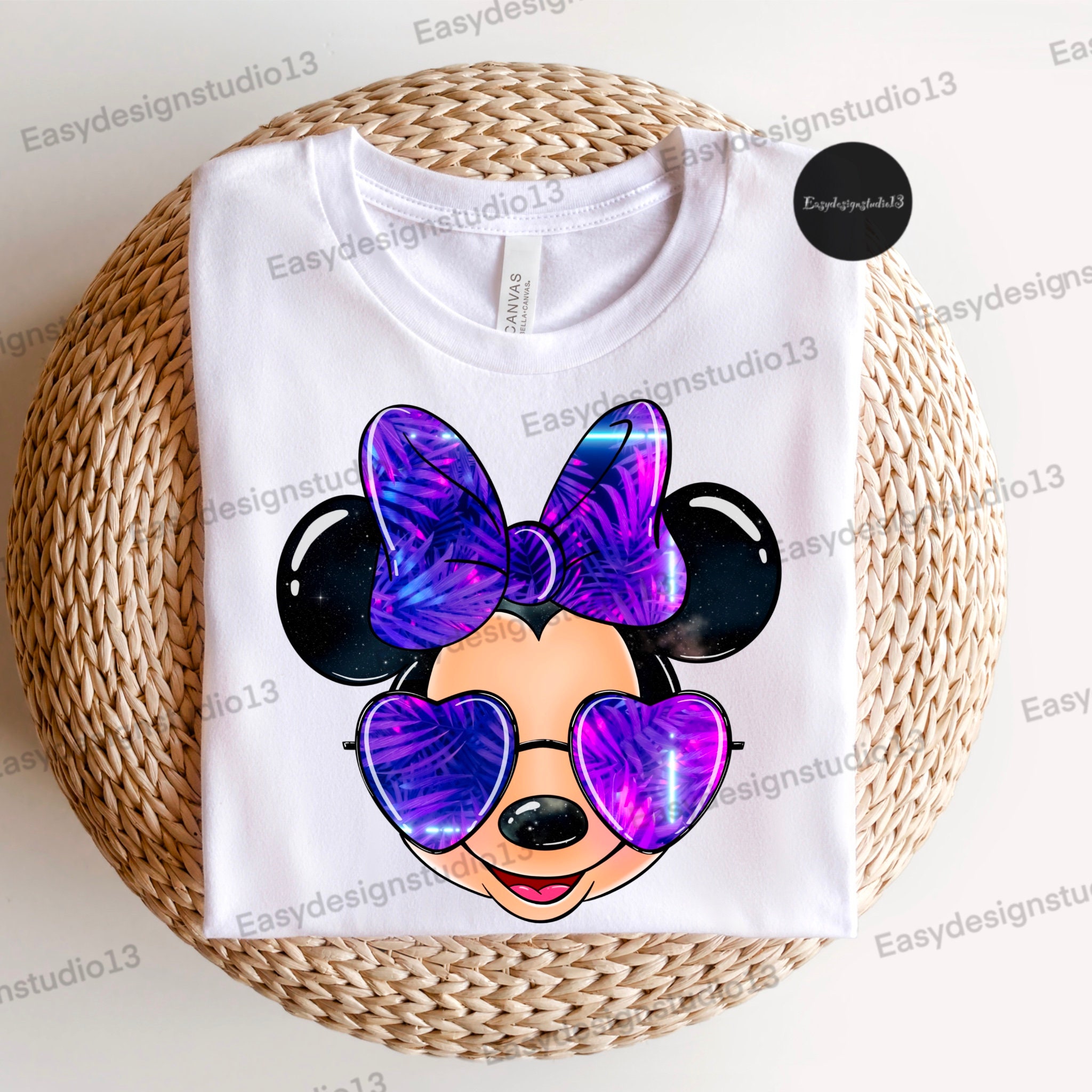 PNG Minnie Mouse Aviator Sunglasses Summer Colors - Etsy