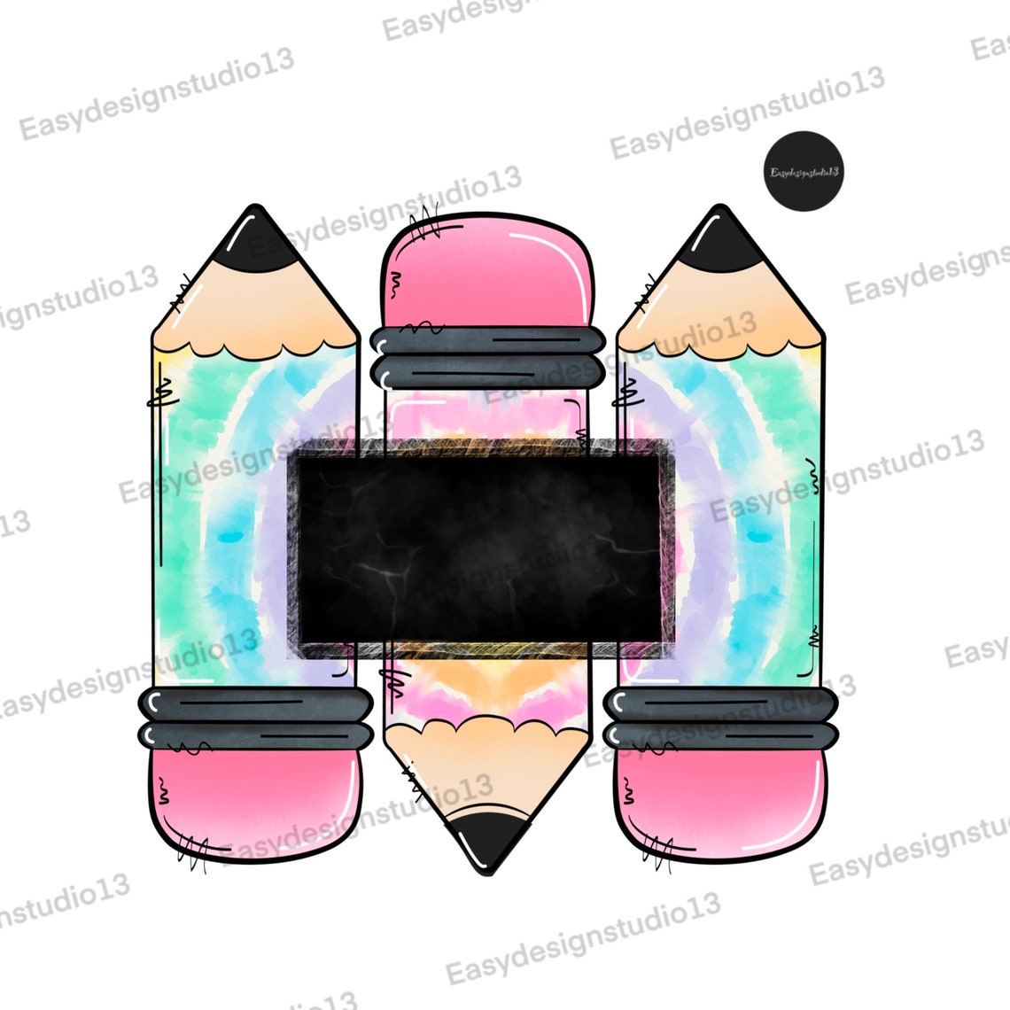 Pencils PNG, Digital Download, Sublimation Designs, Pre-k Frame Png ...