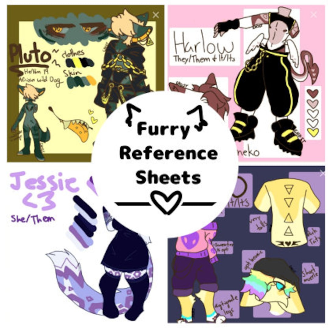 Furry Reference Sheet - Etsy