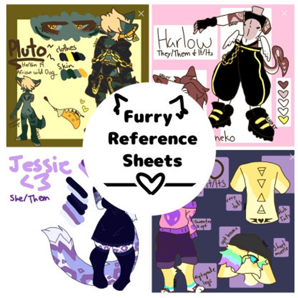Furry Commission Sheet - Etsy