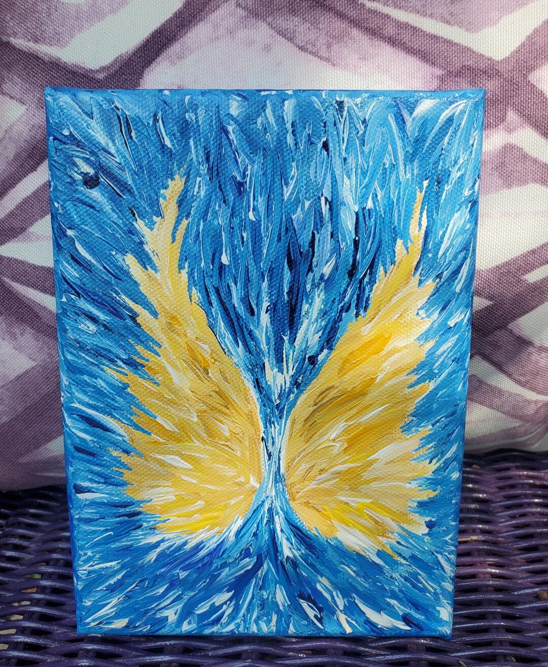 Angel Wings Energy Frequency Painting - Etsy