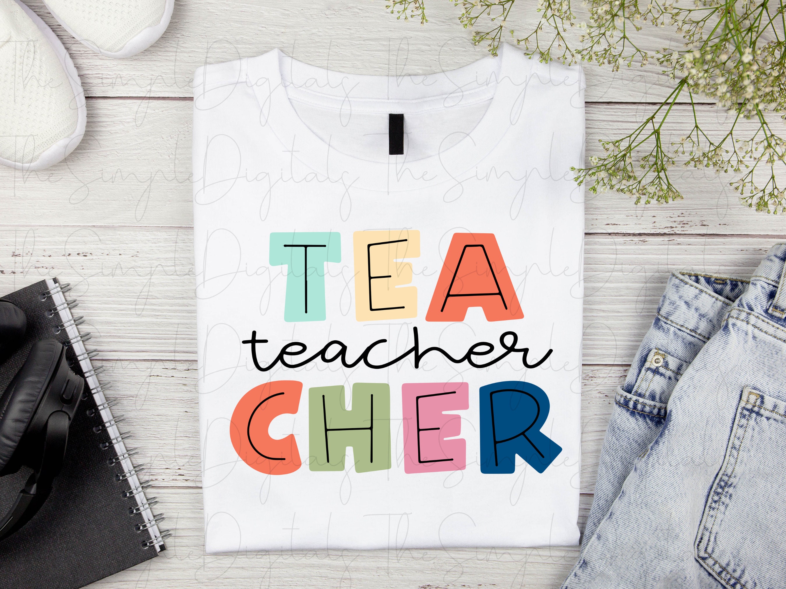 Teacher Tshirt - Teacher Png - Teacher Gift - Back to School Png - PNG ...