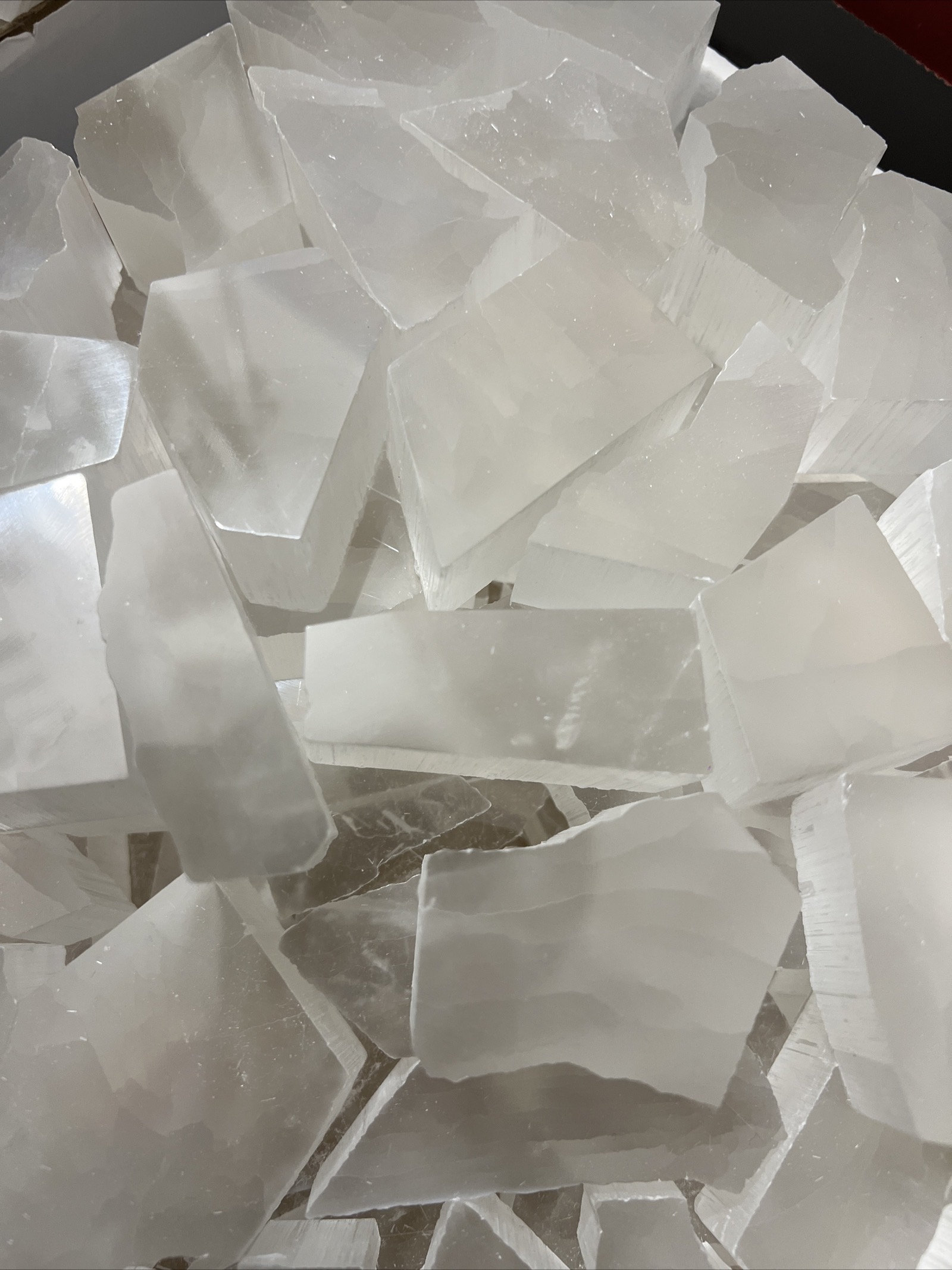 TV Rock Slabs, Ulexite, Bulk One Pound Lot, Television Stone, Selenite ...