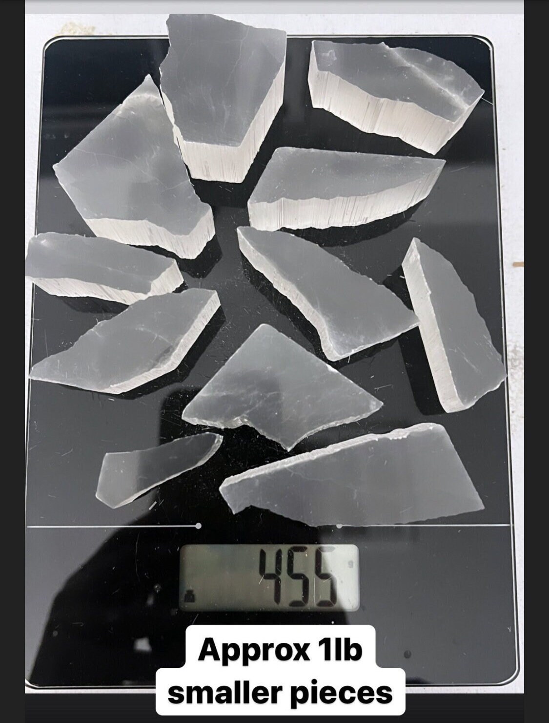 TV Rock Slabs, Ulexite, Bulk One Pound Lot, Television Stone, Selenite ...