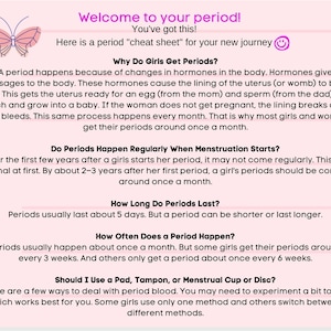 Positive Period Packs MAGIC GAL Teen Period Starter Kit, Trendy Curated ...