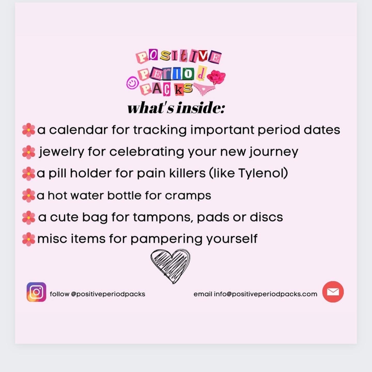 Positive Period Packs MAGIC GAL Teen Period Starter Kit, Trendy Curated ...