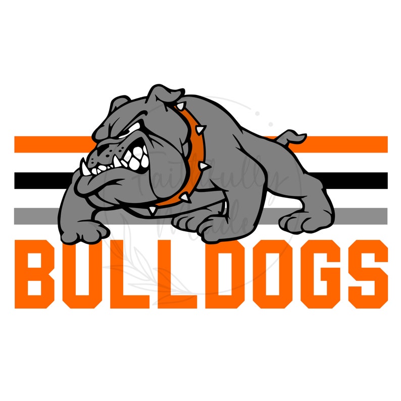 Bulldog Orange PNG - Etsy